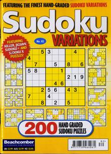 Sudoku Variations Magazine Subscription | Buy at Newsstand.co.uk | Sudoku