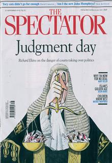 Spectator Magazine Subscription | Buy at Newsstand.co.uk | UK Current ...
