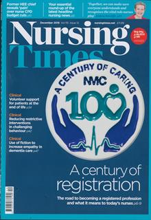 Nursing Times Magazine Subscription | Buy at Newsstand.co.uk | Health ...