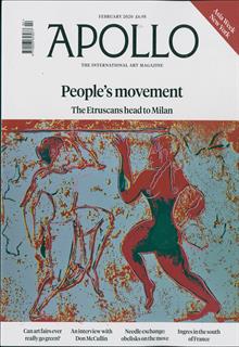 Apollo Magazine Subscription | Buy at Newsstand.co.uk | Visual Arts