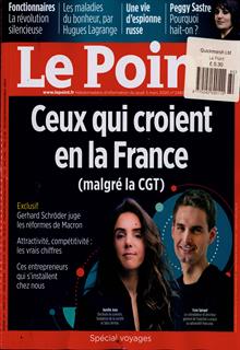 Le Point Magazine Subscription | Buy at Newsstand.co.uk | French