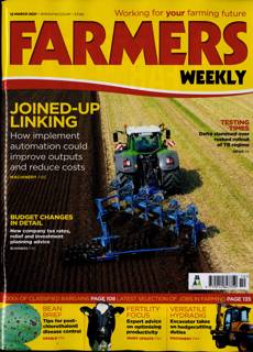 Farmers Weekly Magazine Subscription | Buy at Newsstand.co.uk | Agriculture