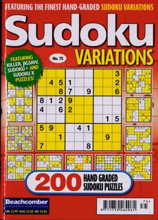 Sudoku Variations Magazine Subscription | Buy at Newsstand.co.uk | Sudoku
