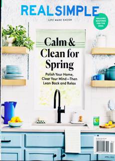 Real Simple Magazine Subscription | Buy at Newsstand.co.uk | Cooking & Food