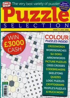Take A Break Puzzle Selection Magazine Subscription | Buy at Newsstand ...