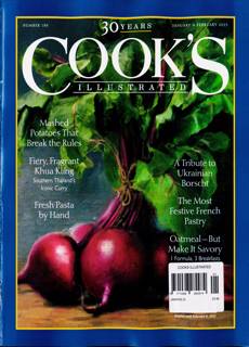 Cooks Illustrated Magazine Subscription | Buy at Newsstand.co.uk ...