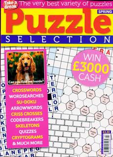 Take A Break Puzzle Selection Magazine Subscription | Buy at Newsstand ...