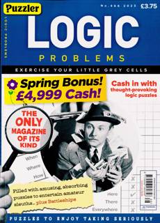 Puzzler Logic Problems Magazine Subscription | Buy at Newsstand.co.uk ...