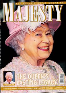Majesty Magazine Subscription | Buy at Newsstand.co.uk | Royalty