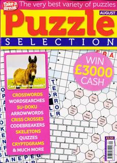 Take A Break Puzzle Selection Magazine Subscription | Buy at Newsstand ...