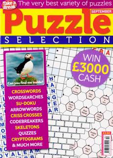 Take A Break Puzzle Selection Magazine Subscription | Buy at Newsstand ...