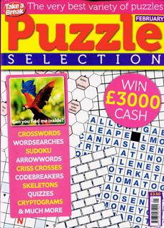 Take A Break Puzzle Selection Magazine Subscription | Buy at Newsstand ...