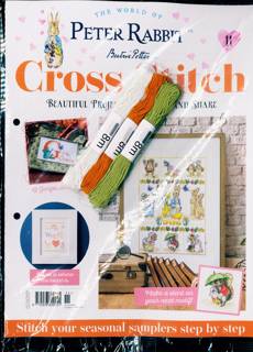 Peter Rabbit Cross Stitch Magazine Subscription | Buy at Newsstand.co ...