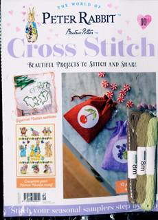 Peter Rabbit Cross Stitch Magazine Subscription | Buy at Newsstand.co ...