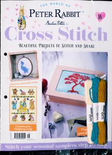 Peter Rabbit Cross Stitch Magazine Subscription | Buy at Newsstand.co ...