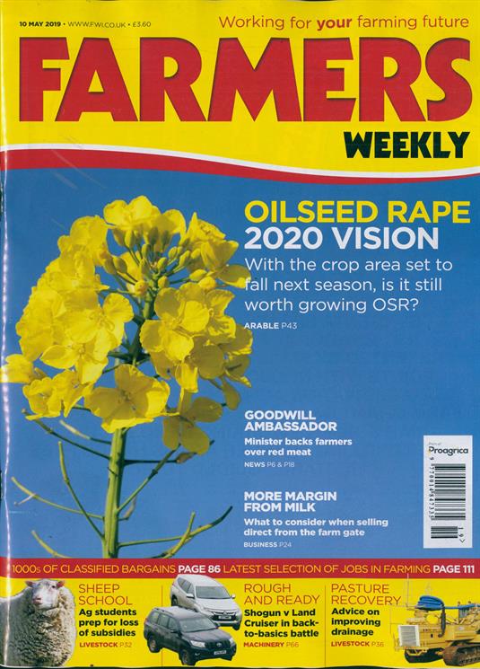 Farmers Weekly Magazine Subscription | Buy at Newsstand.co.uk | Agriculture