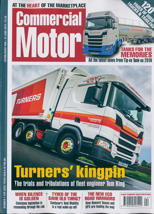 Commercial Motor Magazine Subscription | Buy at Newsstand.co.uk | Trucking