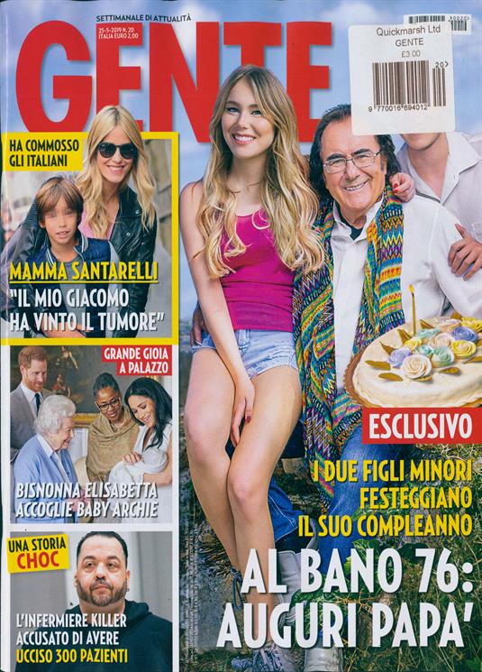 Gente Magazine Subscription | Buy at Newsstand.co.uk | Italian