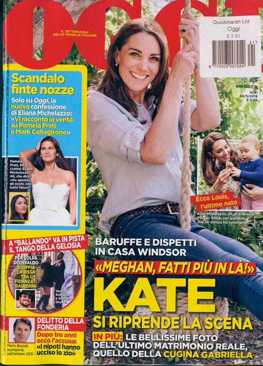 Oggi Magazine Subscription | Buy at Newsstand.co.uk | Italian