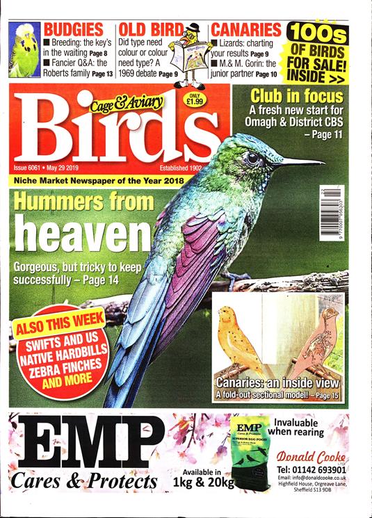 Cage And Aviary Birds Magazine Subscription | Buy at Newsstand.co.uk ...