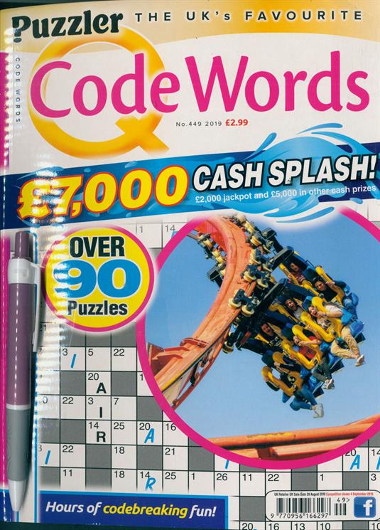 Puzzler Q Code Words Magazine Subscription | Buy at Newsstand.co.uk ...