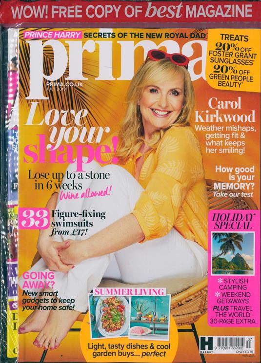 Prima Magazine Subscription | Buy at Newsstand.co.uk | Women's Lifestyle