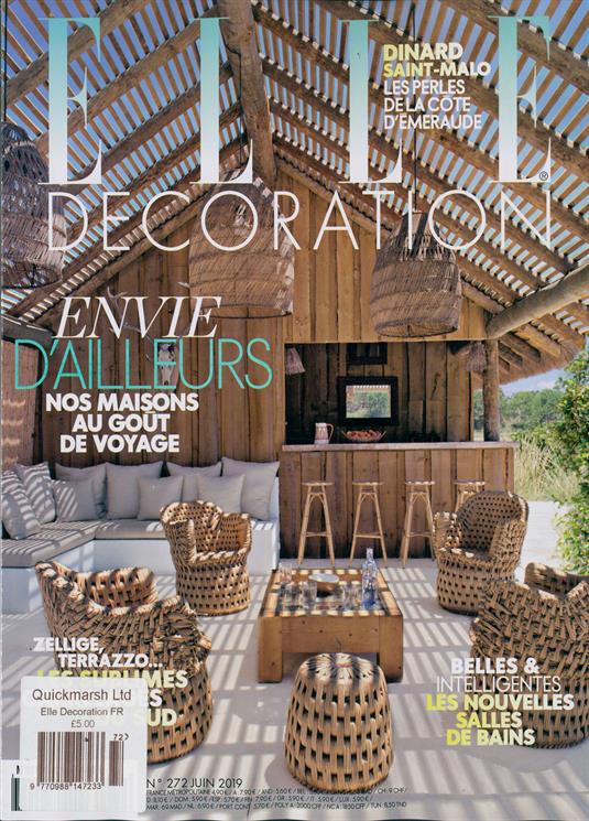 Elle Decor French Magazine Subscription | Buy at Newsstand.co.uk | French