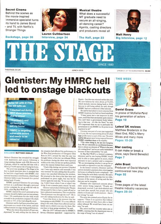 Stage Magazine Subscription | Buy at Newsstand.co.uk | Theatre & Dance