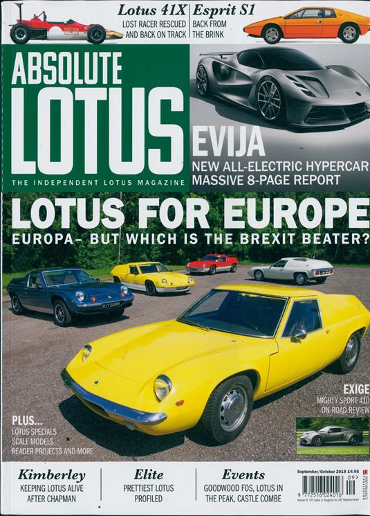 Absolute Lotus Magazine Subscription | Buy at Newsstand.co.uk | General Car