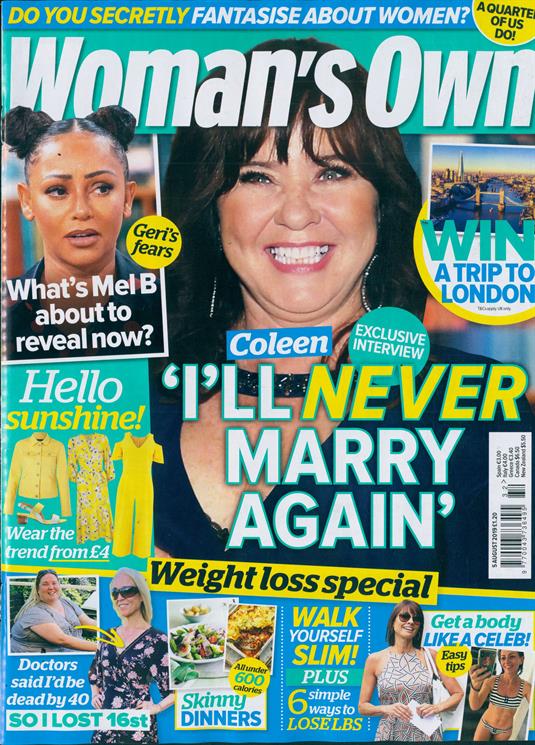 Womans Own Magazine Subscription | Buy at Newsstand.co.uk | Women's Weekly