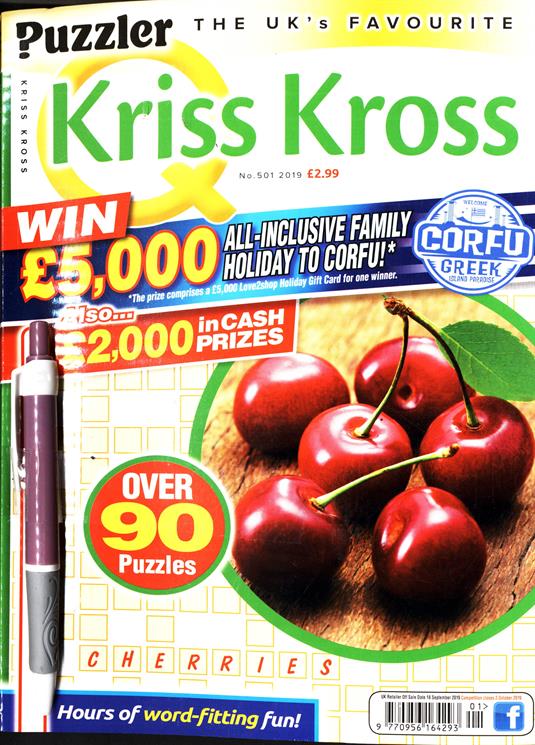 Puzzler Q Kriss Kross Magazine Subscription | Buy at Newsstand.co.uk ...