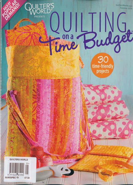 Quilters World Magazine Subscription | Buy at Newsstand.co.uk | Quilting