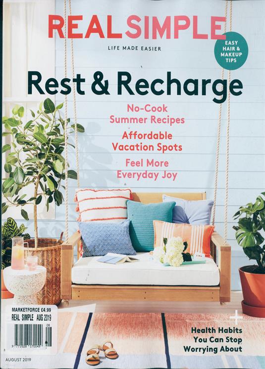 Real Simple Magazine Subscription | Buy at Newsstand.co.uk | Cooking & Food