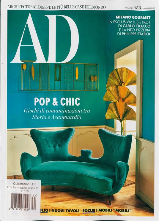 Architectural Digest Italian Magazine Subscription | Buy at Newsstand ...