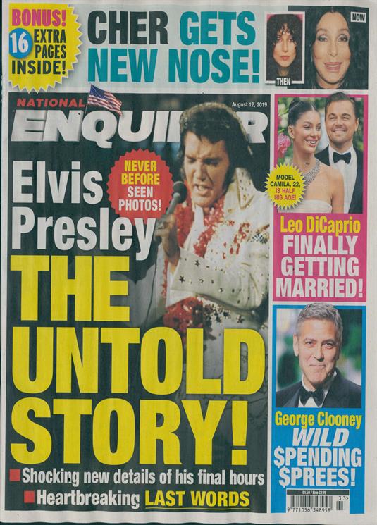 National Enquirer Magazine Subscription | Buy at Newsstand.co.uk | Intl ...