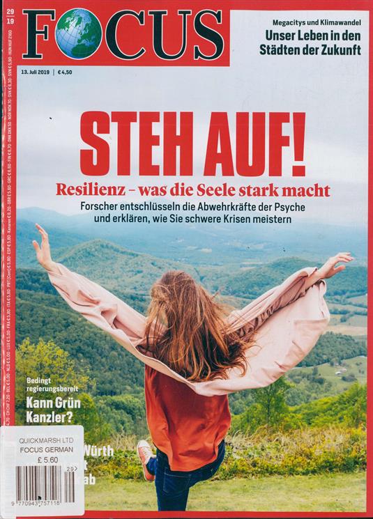 Focus (German) Magazine Subscription | Buy at Newsstand.co.uk | German
