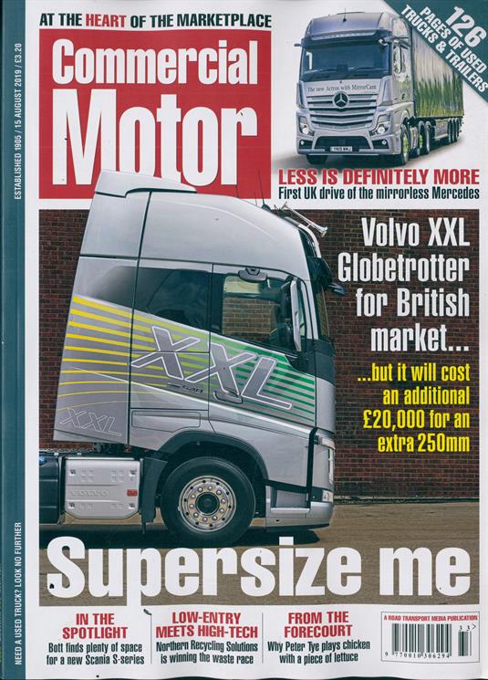 Commercial Motor Magazine Subscription | Buy at Newsstand.co.uk | Trucking