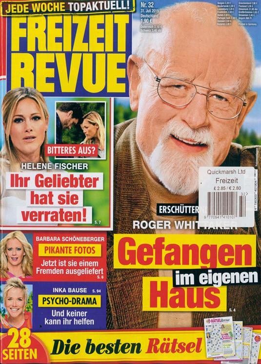 Freizeit Revue Magazine Subscription | Buy at Newsstand.co.uk | German