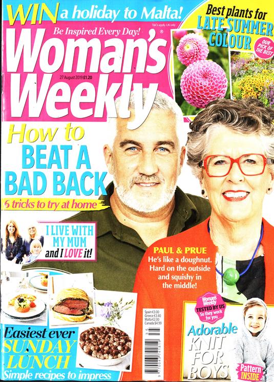 Womans Weekly Magazine Subscription | Buy at Newsstand.co.uk | Women's ...