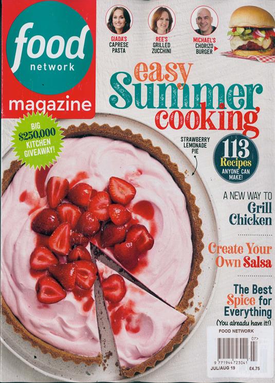 Food Network Magazine Subscription | Buy at Newsstand.co.uk | Cooking ...