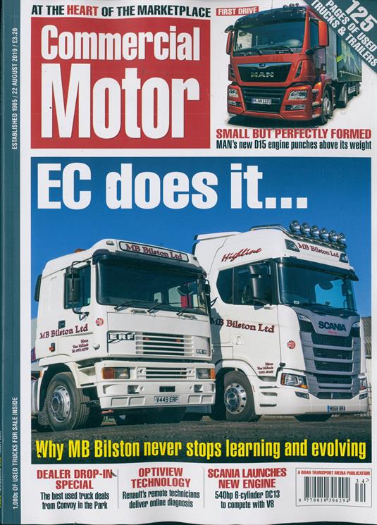 Commercial Motor Magazine Subscription | Buy at Newsstand.co.uk | Trucking
