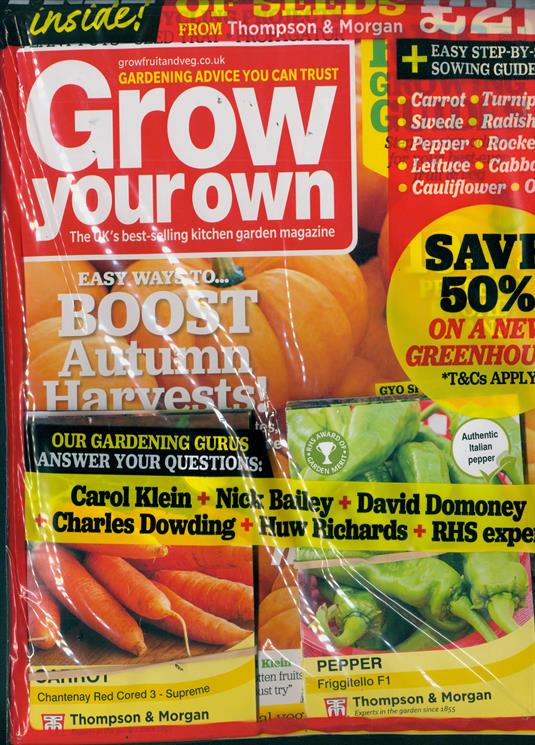 Grow Your Own Magazine Subscription | Buy at Newsstand.co.uk | Gardening