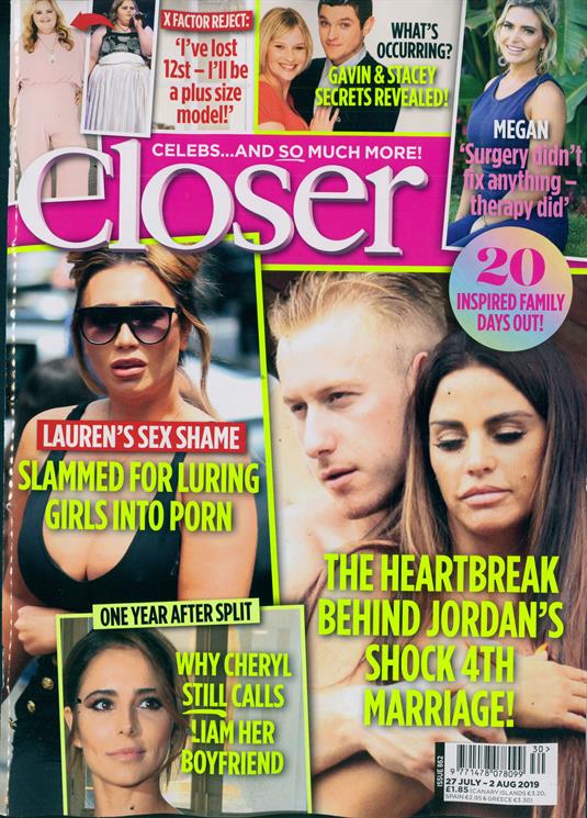 Closer Magazine Subscription | Buy at Newsstand.co.uk | Women's Weekly