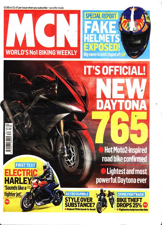 Motorcycle News Magazine Subscription | Buy at Newsstand.co.uk ...