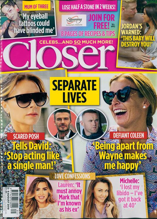 Closer Magazine Subscription | Buy at Newsstand.co.uk | Women's Weekly