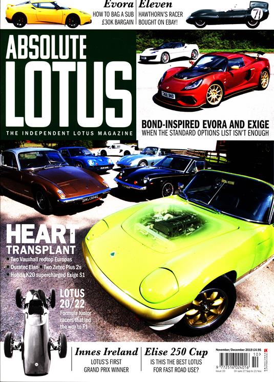 Absolute Lotus Magazine Subscription | Buy at Newsstand.co.uk | General Car