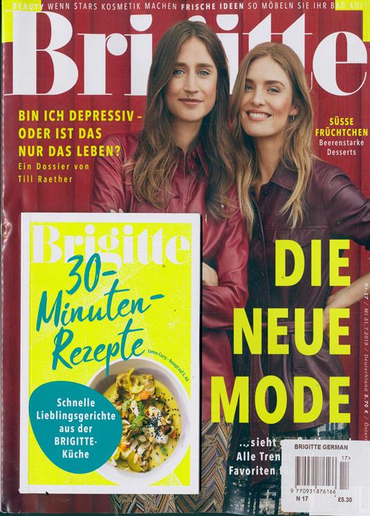 Brigitte Magazine Subscription | Buy at Newsstand.co.uk | German