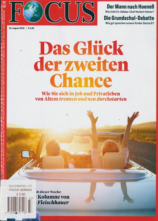 Focus (German) Magazine Subscription | Buy at Newsstand.co.uk | German