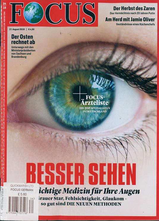 Focus (German) Magazine Subscription | Buy at Newsstand.co.uk | German