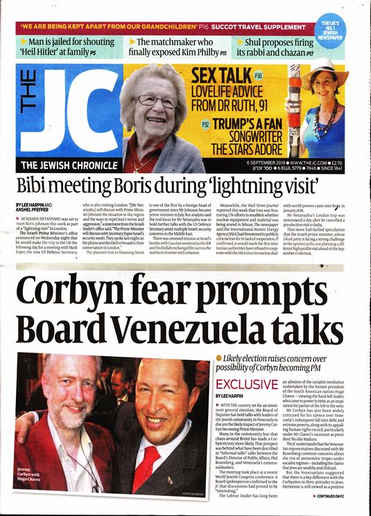 Jewish Chronicle Magazine Subscription | Buy at Newsstand.co.uk | Religion